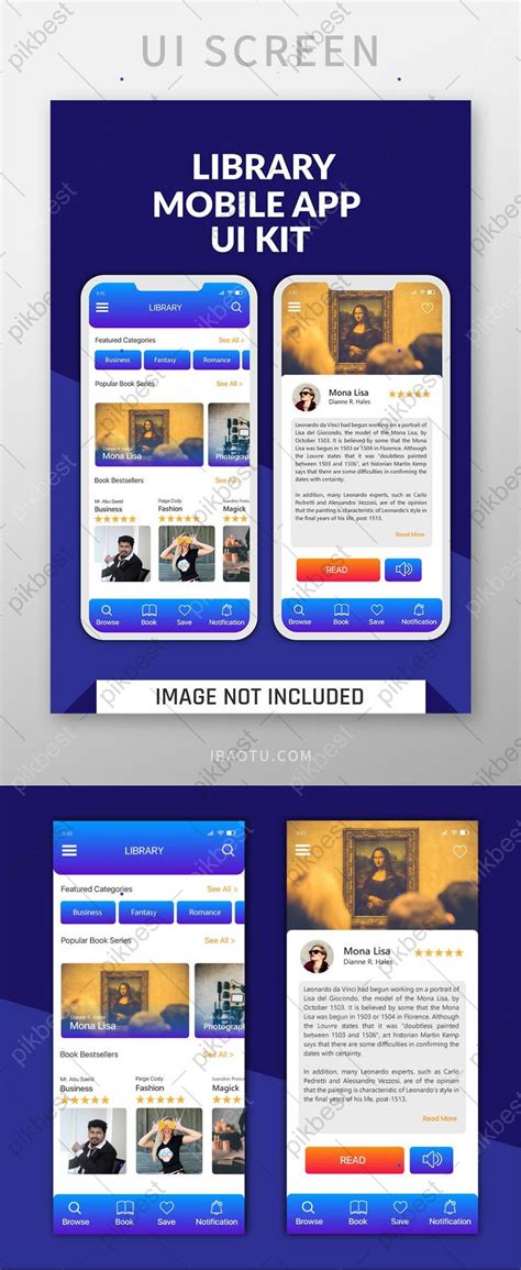 Library Mobile App UI Kit Design PSD UI Free Download Pikbest Library Mobile App UI Kit Design PSD UI Free Download Pikbest
