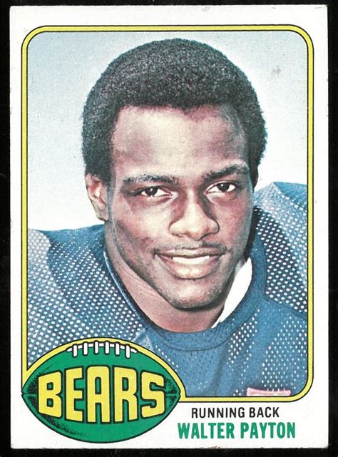 Lot Detail Walter Payton 1976 Topps Rookie Card