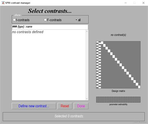Cat12中纵向数据basic Models在spm12中estimate后出现design Matrix错误不能define Contrast的解决办法spm Estimate Csdn博客