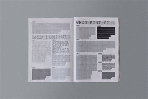 Grid Font Experiment On Behance
