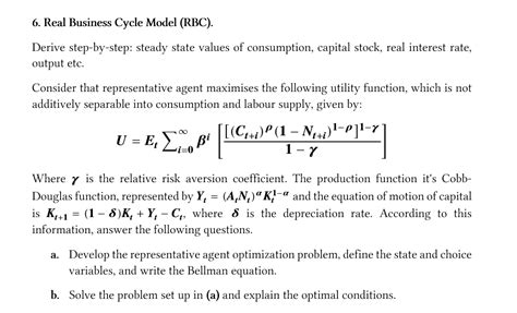 [solved] Chapter 5 Real Business Cycle Theory 6 Real Bus