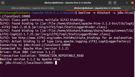 Apache Hive Installation With Derby Database And Beeline Geeksforgeeks