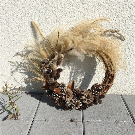 가을 분위기 인테리어 리스 만들기 네이버 블로그