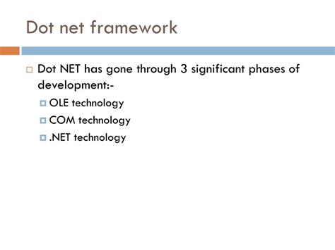 Ppt What Is Dot Net Powerpoint Presentation Free Download Id4431574
