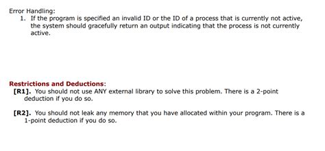 Solved Example Outputs Print Out Of What The Outputs Of Chegg Com