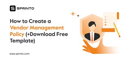 How To Create A Vendor Management Policy Template Included