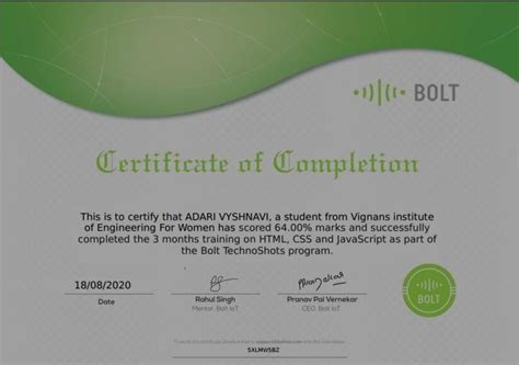 adari vyshnavi on linkedin bolt html css webdevelopment