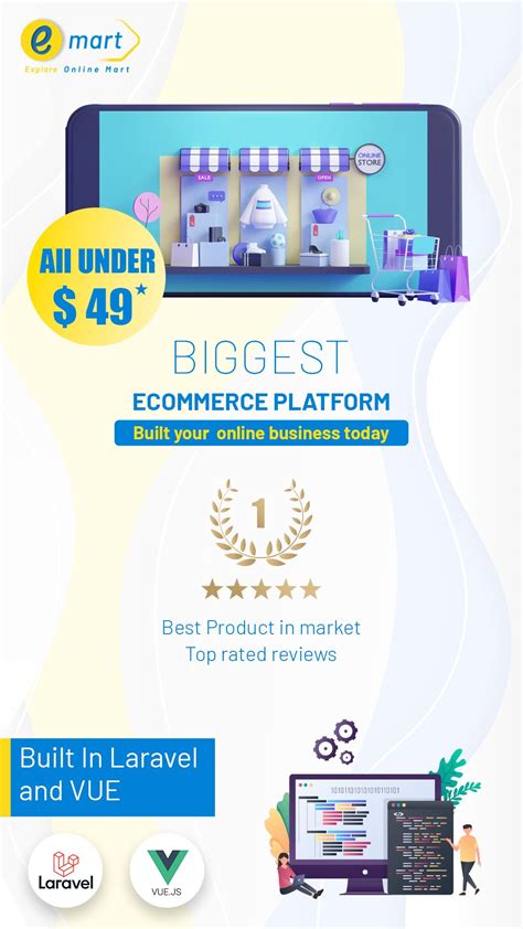 Emart Laravel Multi Vendor Ecommerce Advanced Cms Codemarket