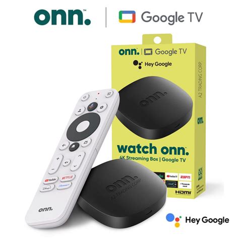 Onn Google TV K Streaming Box Cellular Stockpile