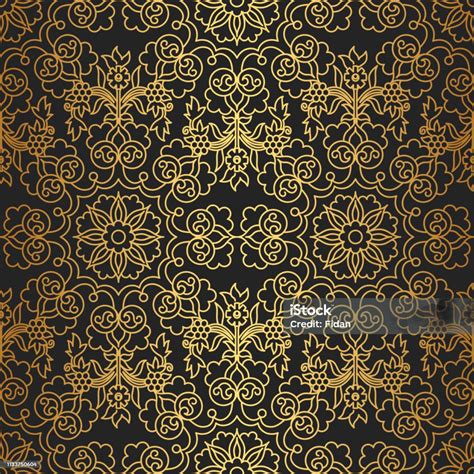 만다라 골드 꽃병 세라믹 장식 패턴입니다 아시아 이슬람 이슬람 아랍어 인도 원활한 벡터 동양 배경입니다 골든 장식 카펫 요소 벽지 세련 된 유행 만다라 패턴 0명에 대한