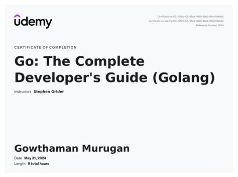 gowthaman murugan on linkedin golang udemy continuouslearning