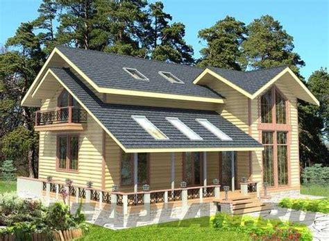 Деревянный дом с небольшим подвалом House Styles House Outdoor Structures