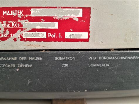 Historický Kalkulátor Soemtron 220 S Digitrony Ddr Aukro