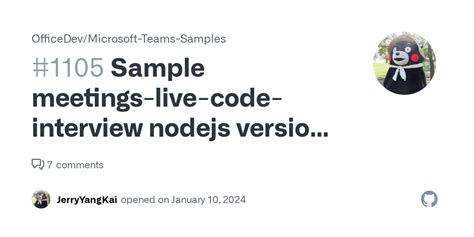 sample meetings live code interview nodejs version cannot run with