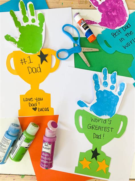 19 Easy Fathers Day Crafts For Preschoolers Abcdee Learning