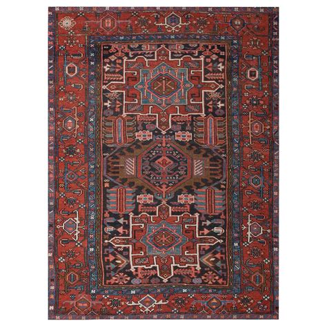 Stunting Antique Karaja Rug At 1stdibs