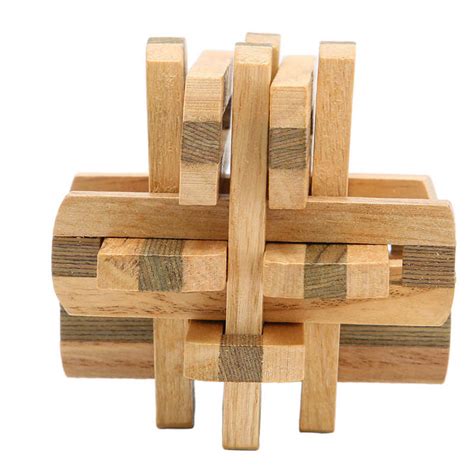 Wooden Unlock Interlock Toy Logical Thinking Woode Vicedeal