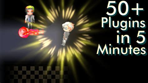 Showing Off Plugins Under Minutes In RPG Maker MV False Server Opening Intro Scene In