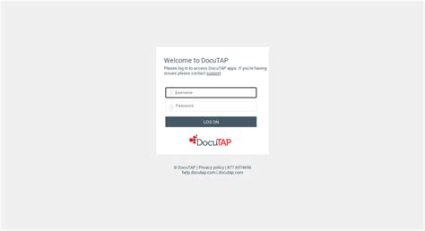 Access Apps Docutap Com DocuTAP