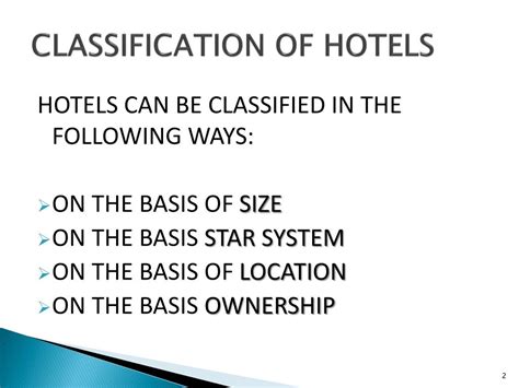 Hotel Location Classification At Joe Sears Blog