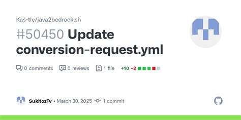 update conversion request yml by sukitoztv · pull request 50450 · kas