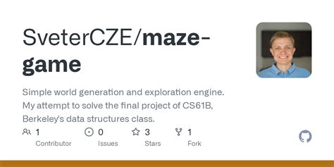GitHub SveterCZE Maze Game Simple World Generation And Exploration Engine My Attempt To
