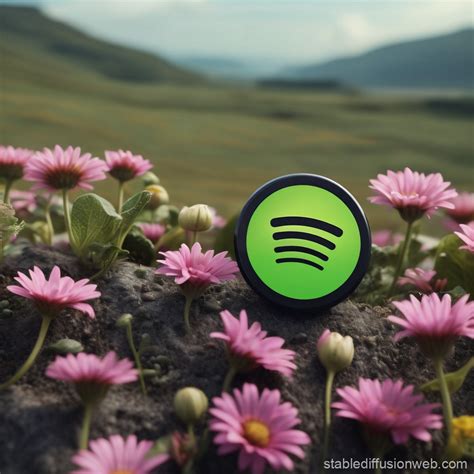 Spotify Button Transforms Landscape Stable Diffusion Online Spotify Button Transforms Landscape Stable Diffusion Online