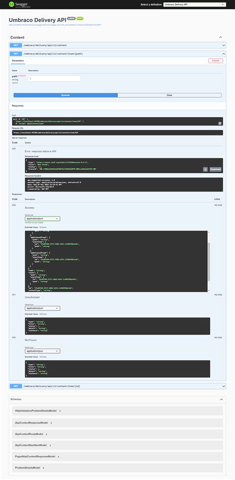 content delivery api umbraco delivery api v1 content item {path} not retrieving content