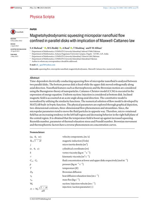 Magnetohydrodynamic Squeezing Micropolar Nanofluid Flow Confined In