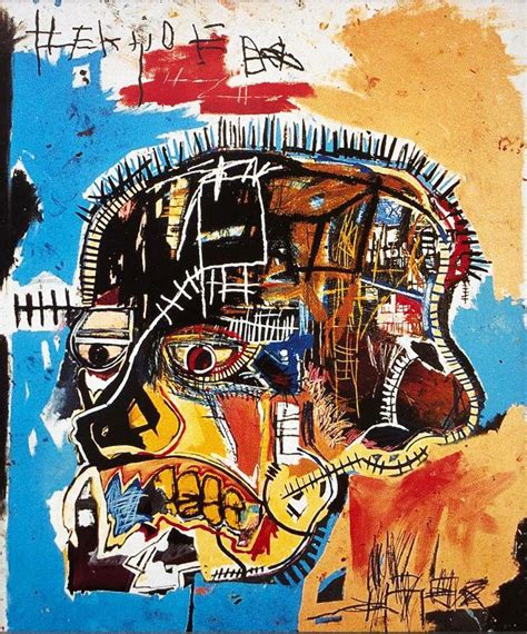 Jean Michel Basquiat Skull 1981 Custom Framed Pop Art Urban Brain Nyc