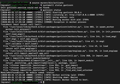Django Gunicorn Not Working On Amazon Ec2 Server Stack Overflow