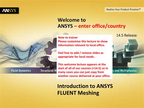 Ansys Fluent Meshing Introduction