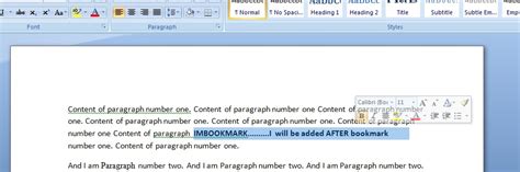 Excel Vba Excel Working With Bookmarks Insert Text After Bookmark