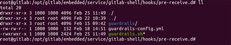 gitlab pre hook configuration guardrails