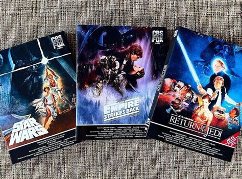 Star Wars Original Trilogy Vhs Style Slipcover Only With Original