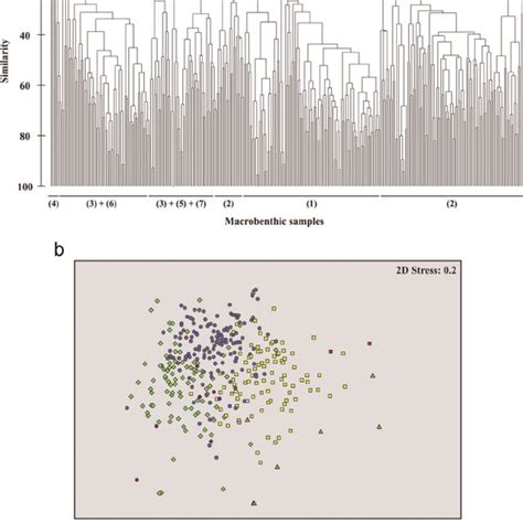 A Dendrogram Of The Average Agglomerative Clustering And B