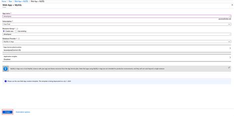 Deploy Laravel With Vuejs In Azure From Github Repo With Continuous Integration Cicd By