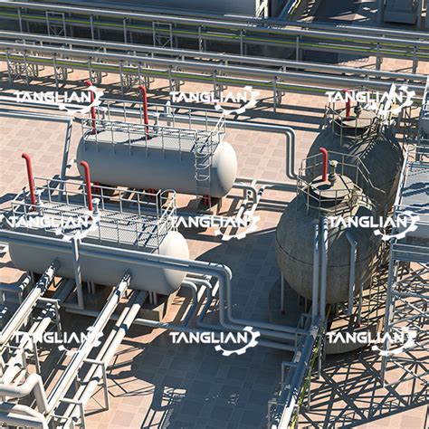 硫酸二甲酯生产线工艺设计 工艺生产线 搪玻璃储罐 搪玻璃贮存罐 搪瓷缓冲罐 闪蒸罐 山东搪联重工集团