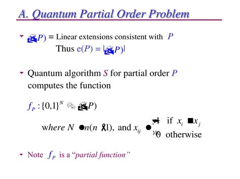 Ppt Quantum Algorithms Ii Introduction To Element Distinctness And Sorting Problems