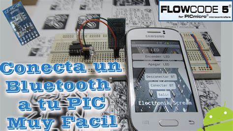 Bluetooth Y Pic Fácil Flowcode Sin Saber Programar 10 Youtube