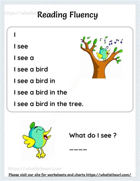 Reading Fluency Comprehension For Grade 1 Reading Fluency