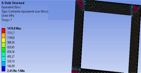 Equivalent Von Mises Stress Result Corresponding To 34639 Cycles