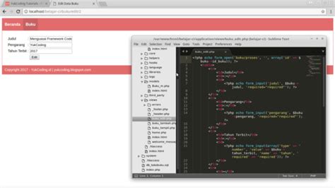 Membuat Edit Data Dengan Codeigniter Dan Mariadb Yukcoding