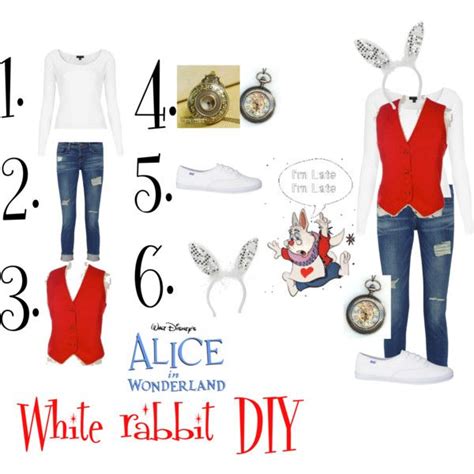 White Rabbit Diy Halloween Costume White Rabbit Costume Ideas White