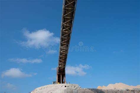 Machinery Used For Loading And Unloading Goods On The Wharf Stock Image