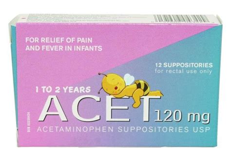 Acet Acetaminophen Suppositories Ctc Health