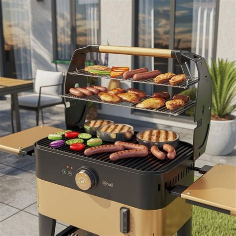 Electric Grill Premium Ai Generated Image