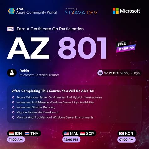 Styavadev On Linkedin Azure Styavadev Az801 Azurecertification