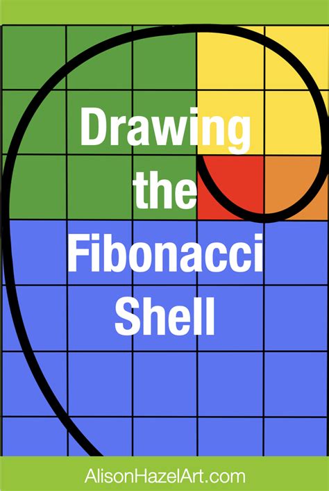 How To Draw A Fibonacci Shell Sketchbook Art Alison Hazel Art