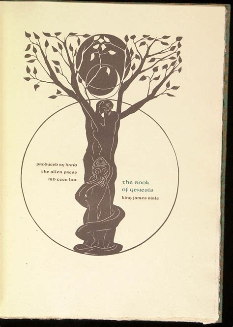 Book Of Genesis Works The Nelson Atkins Museum Of Art